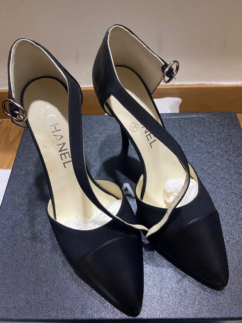 Authentic Chanel Heel, Luxury, Sneakers & Footwear on Carousell