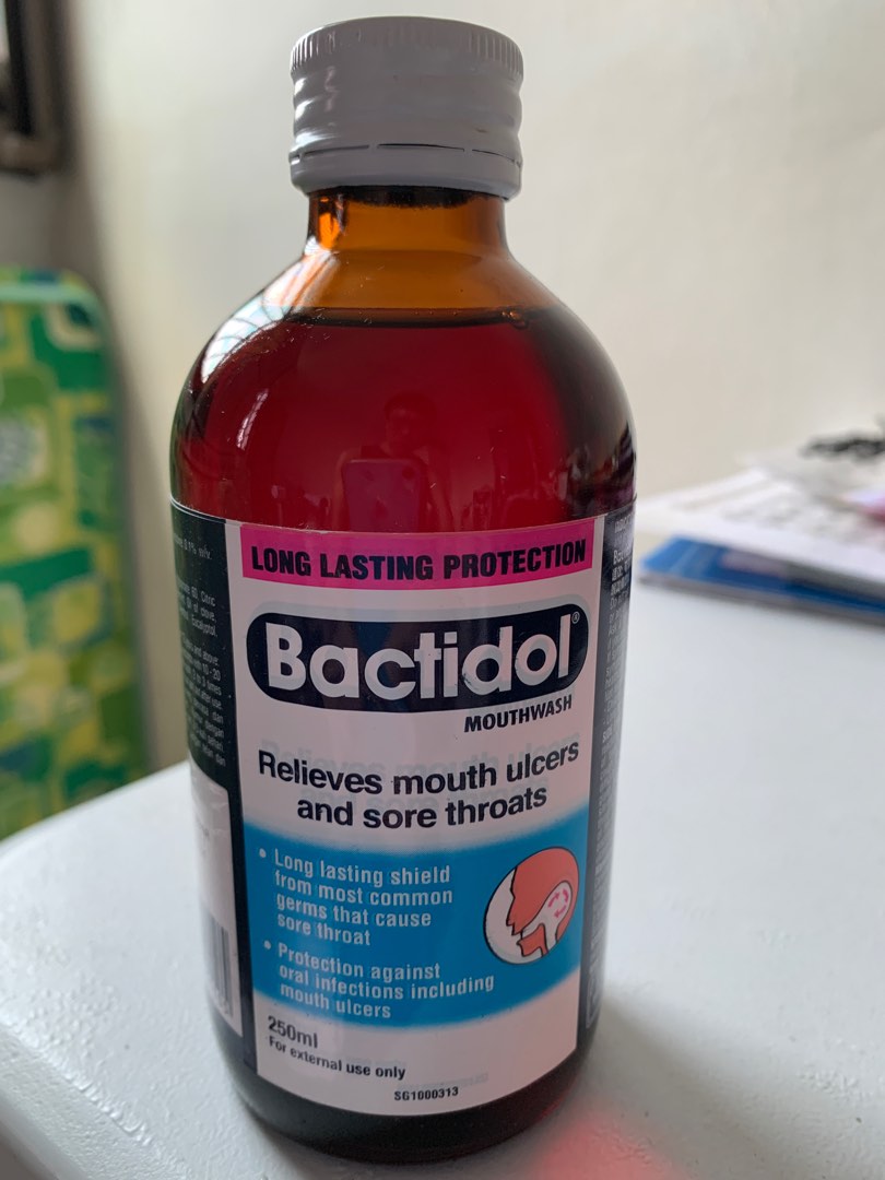 Bactidol Mouth Wash 250ml, Beauty & Personal Care, Oral Care on Carousell