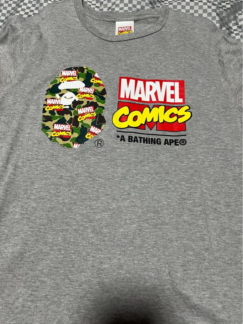 BAPE x Marvel, Men's Fashion, Tops & Sets, Tshirts & Polo Shirts on ...
