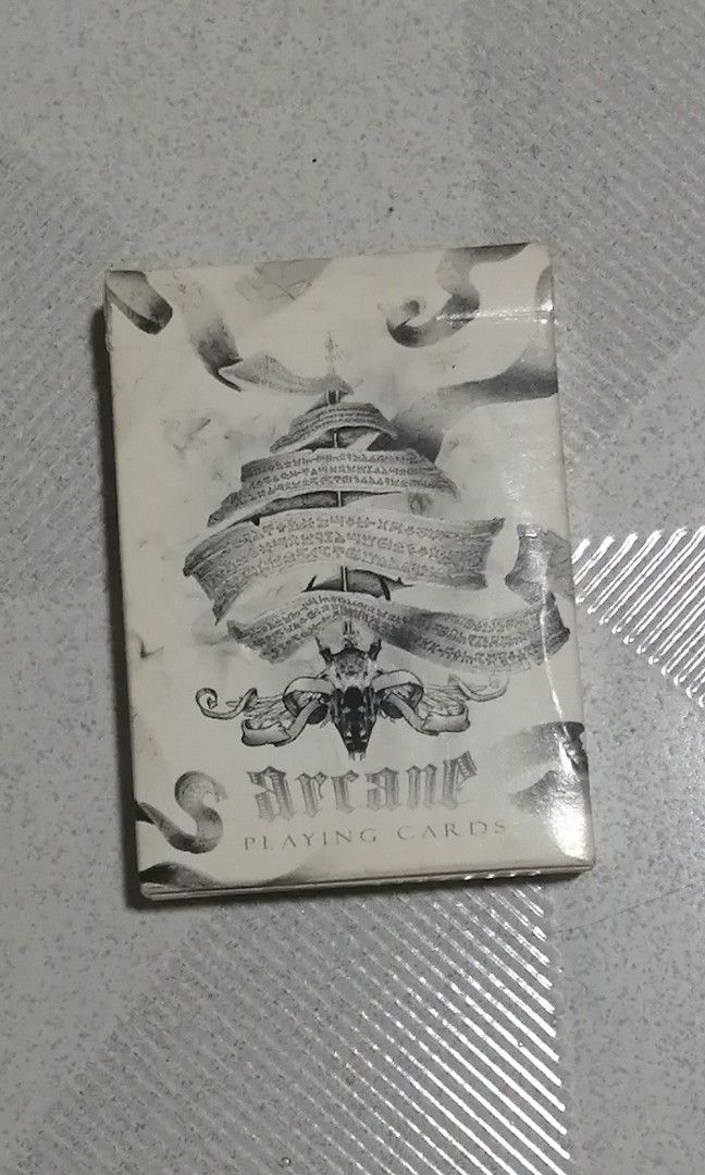 Bicycle Arcane Playing Cards Deck Set White by Ellusionist, Hobbies ...