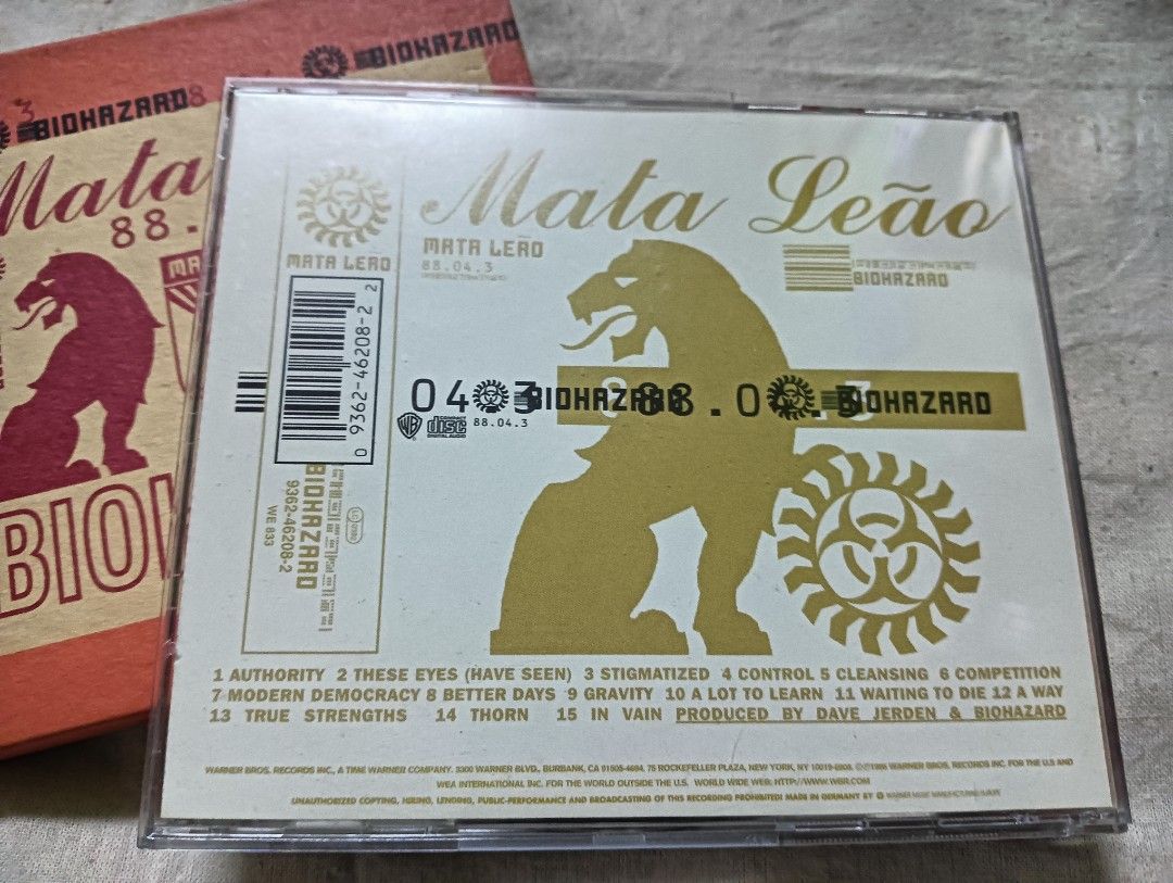 Biohazard - Mata leo, Hobbies & Toys, Music & Media, CDs & DVDs on ...