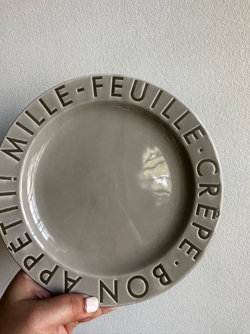 Bon Appetit Plates, Furniture & Home Living, Kitchenware & Tableware ...