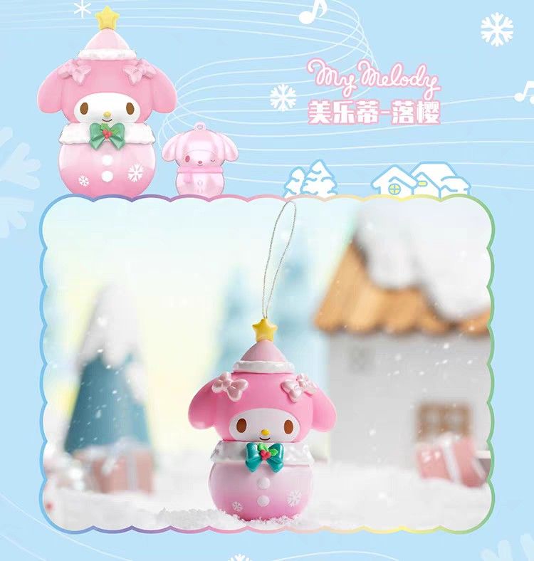 [BRAND NEW! TOPTOY] TOPTOY X SANRIO CHARACTERS WINTER WATER SOUND BELL CHRISTMAS 2023 SERIES ...