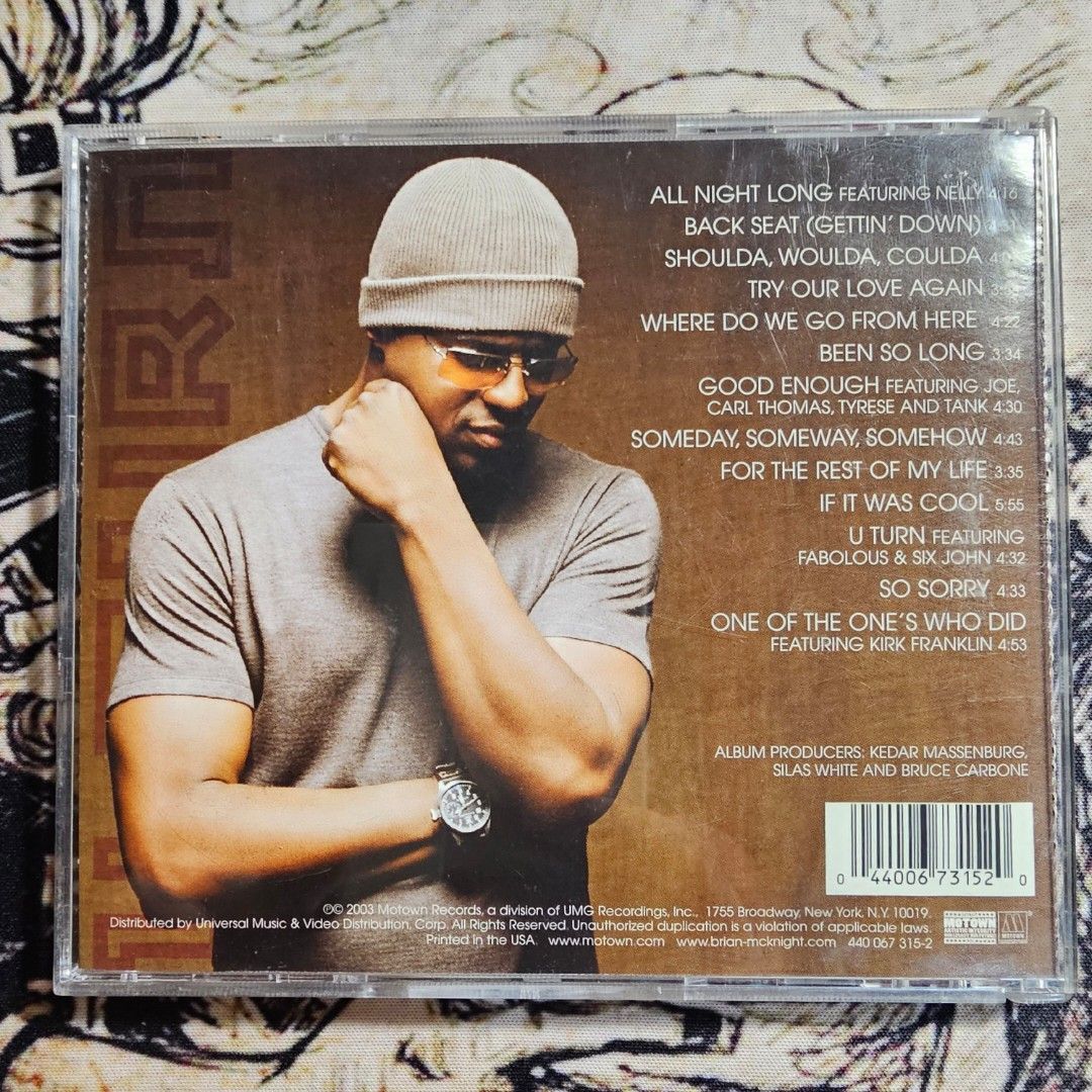 Brian McKnight - U Turn - CD Mint, Hobbies & Toys, Music & Media, CDs ...