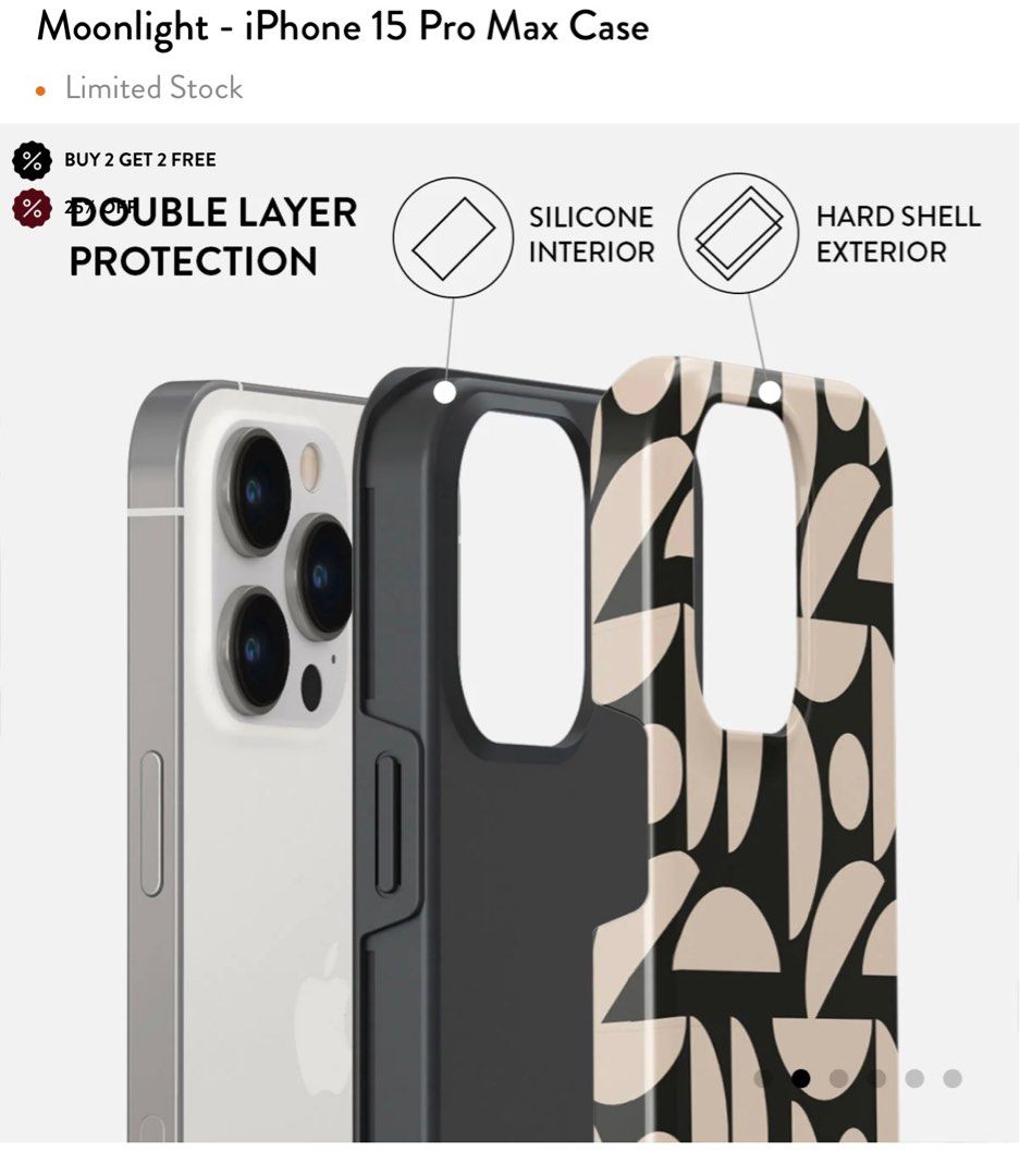 BURGA - IPHONE 15 PRO MAX (MOONLIGHT), Mobile Phones & Gadgets, Mobile ...