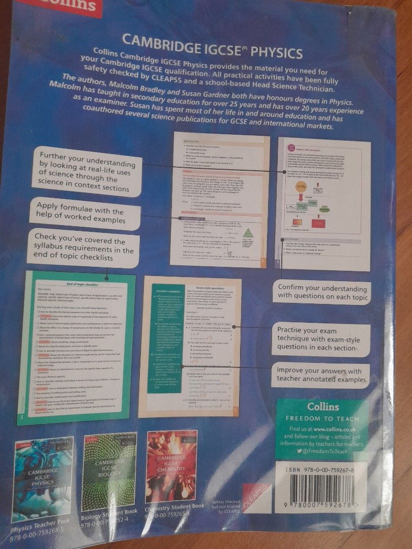 Cambridge IGCSE Physics Student Book, Hobbies & Toys, Books & Magazines ...