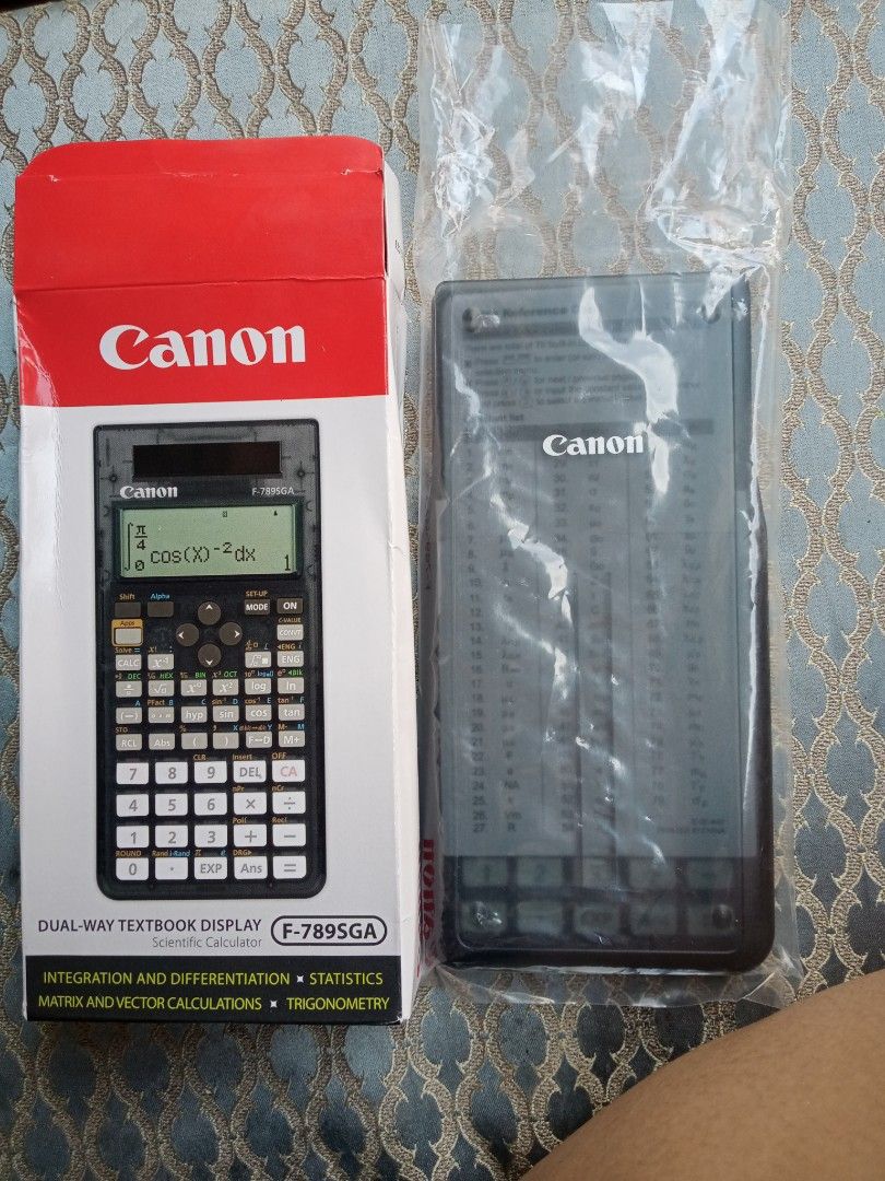 Canon F-789 SGA Original Transparent Calculator, Computers & Tech ...