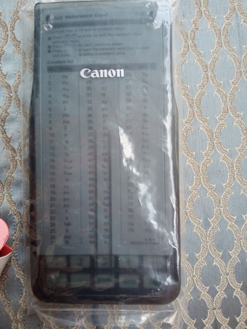 Canon F-789 SGA Original Transparent Calculator, Computers & Tech ...