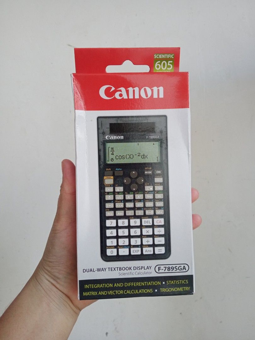 Canon F-789 SGA Original Transparent Calculator, Computers & Tech ...