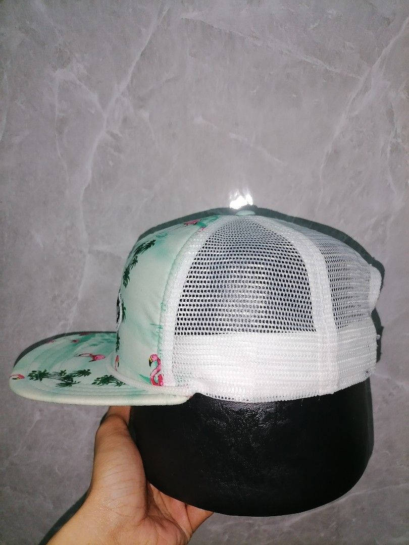 Cap Vans Pink Flamingo Trucker, Men's Fashion, Watches & Accessories ...