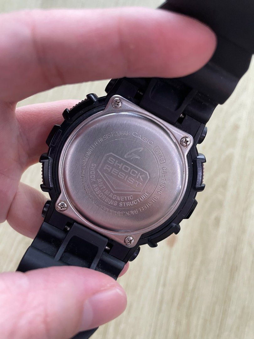 Casio G Shock Analogue Digital Mens Black Hyper Colour Series Watch