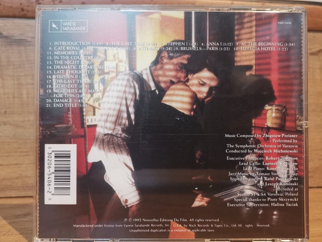 (CD) DAMAGE Original Motion Picture Soundtrack, Hobbies & Toys, Music ...