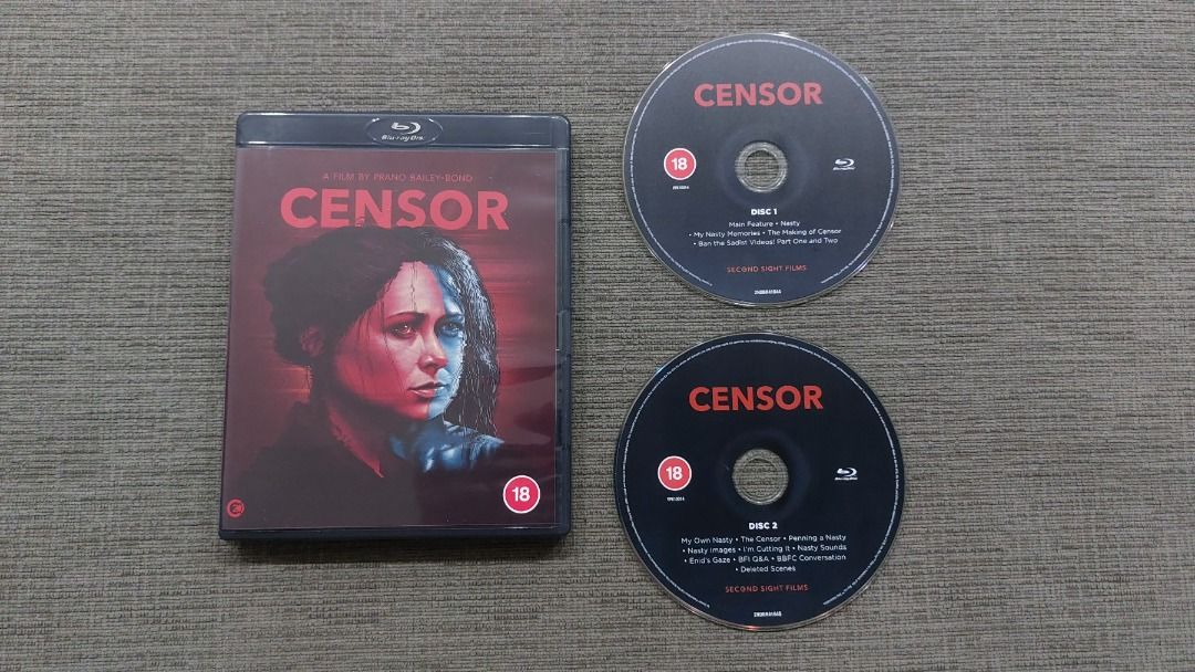 Censor (Second Sight Region B standard blu-ray), Hobbies & Toys, Music ...