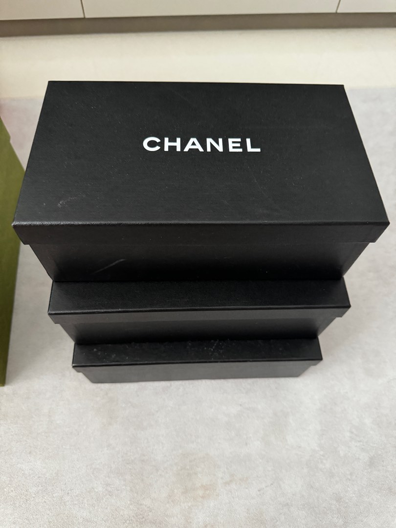 Chanel Shoe boxes, Luxury, Accessories on Carousell