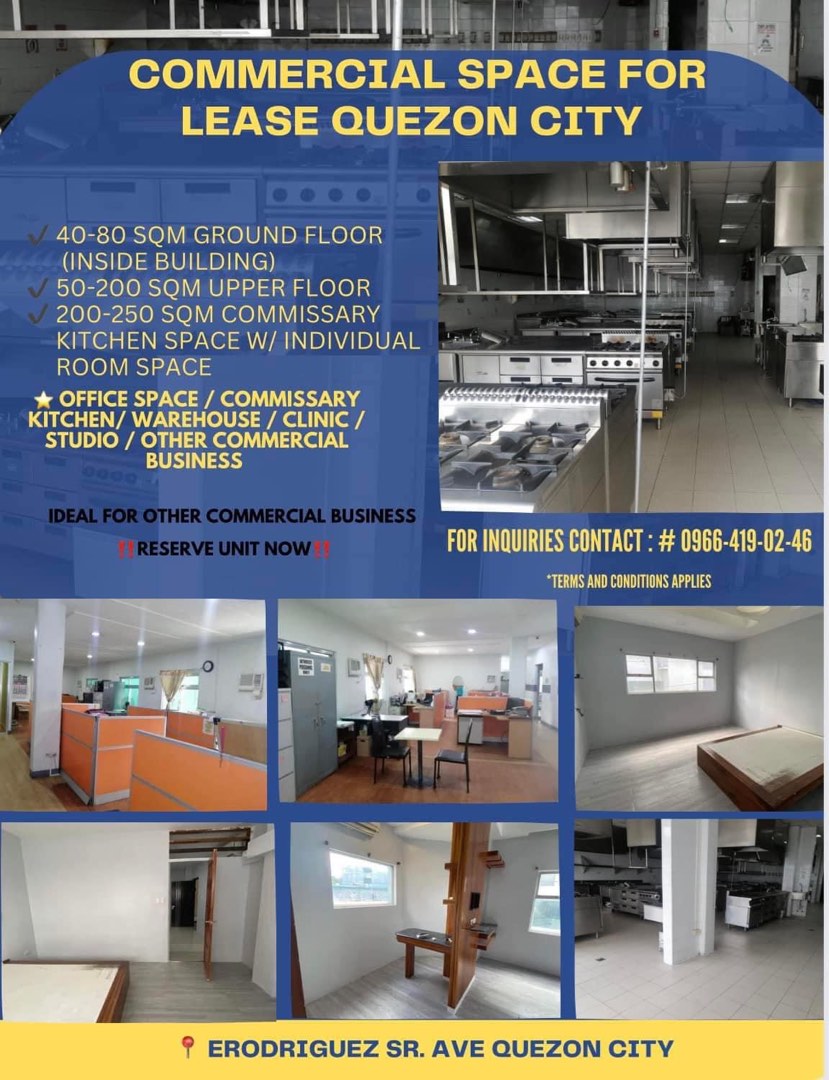 COMMERCIAL SPACE / COMISSARY KITCHEN / OFFICE SPACE FOR RENT, Property ...