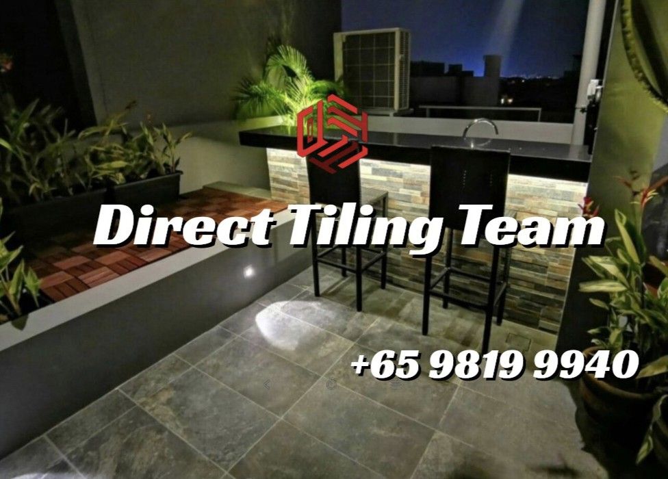 Concrete kitchen sink & Stove support by Direct Tiling Team, Furniture & Home Living, Bathroom ...
