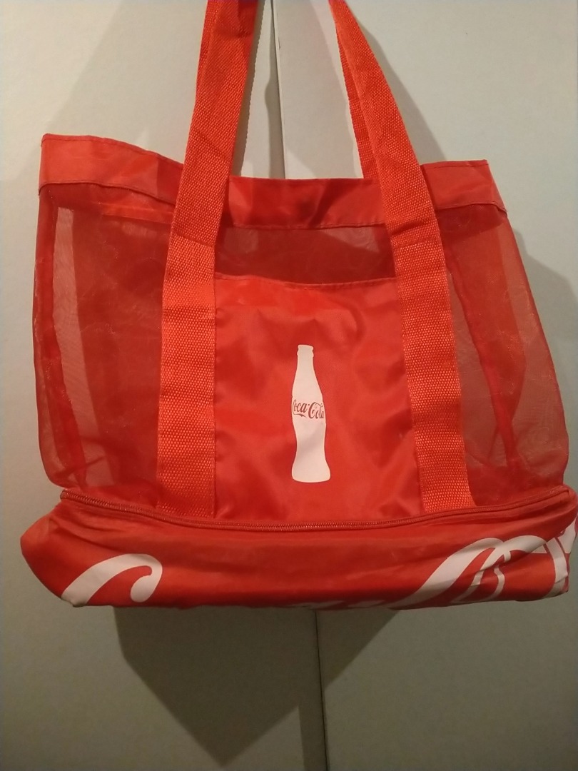 Cooler Bag Tote Storage Coke Coca Cola, Women's Fashion, Bags & Wallets ...
