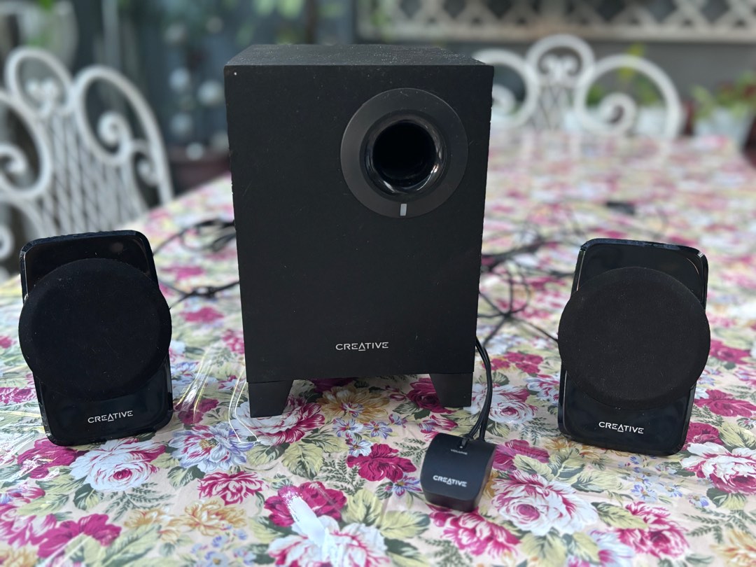 Creative SBS-A120 Multimedia Speakers (Black), Audio, Soundbars ...