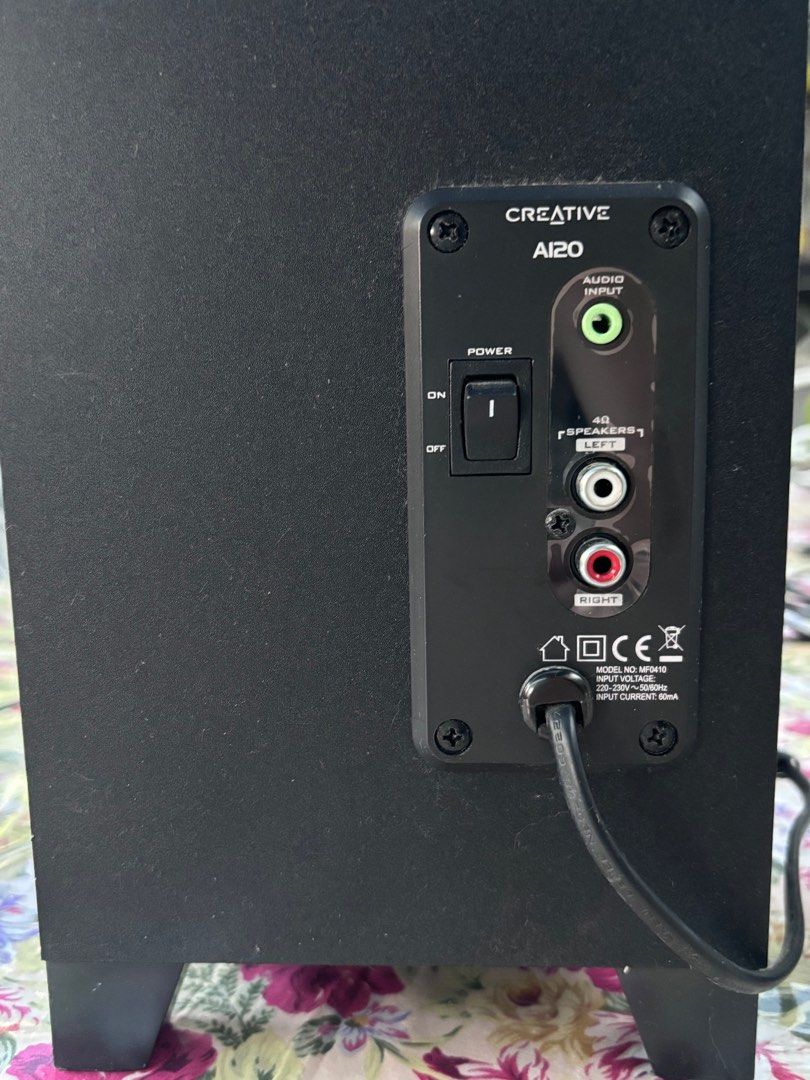 Creative SBS-A120 Multimedia Speakers (Black), Audio, Soundbars ...