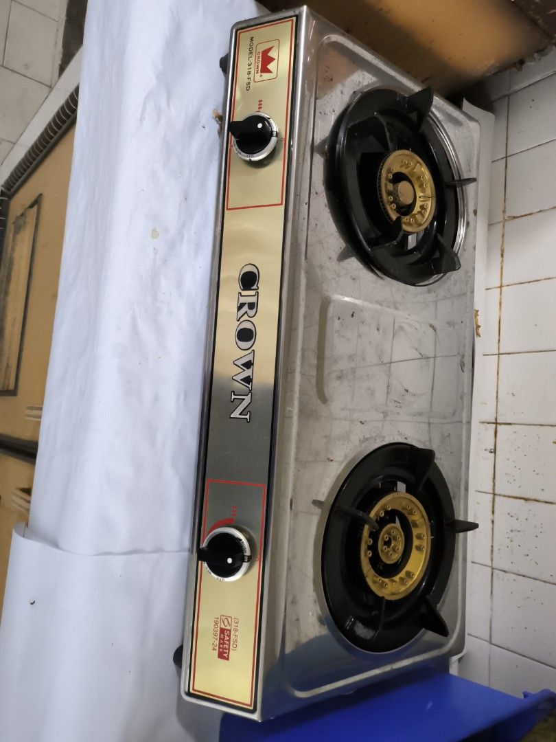 Crown Gas Stove, Furniture & Home Living, Kitchenware & Tableware ...