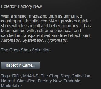 CS2 M4A1-S Hot Rod (Factory New), Video Gaming, Gaming Accessories, In ...