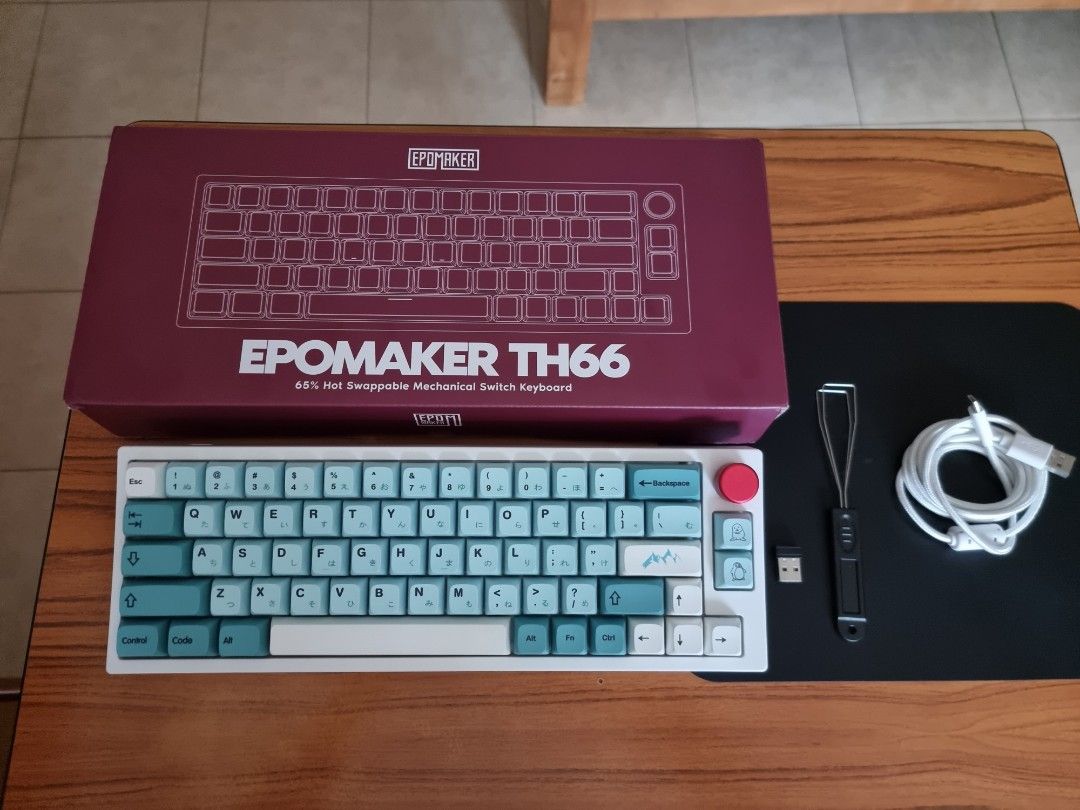 Custom 65% Mechanical Keyboard With Knob (Epomaker TH66 / Dukharo VN66 ...