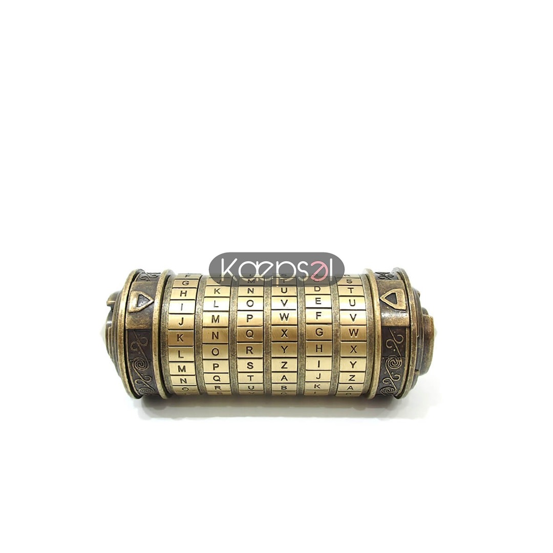 Da Vinci Code Cryptex Special Lock Style Wedding Engagement Ring Box ...