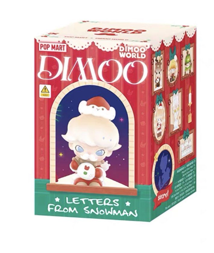 DIMOO LETTERS FROM SNOWMAN SERIES CHRISTMAS EDITION POPMART / FULL SET ...