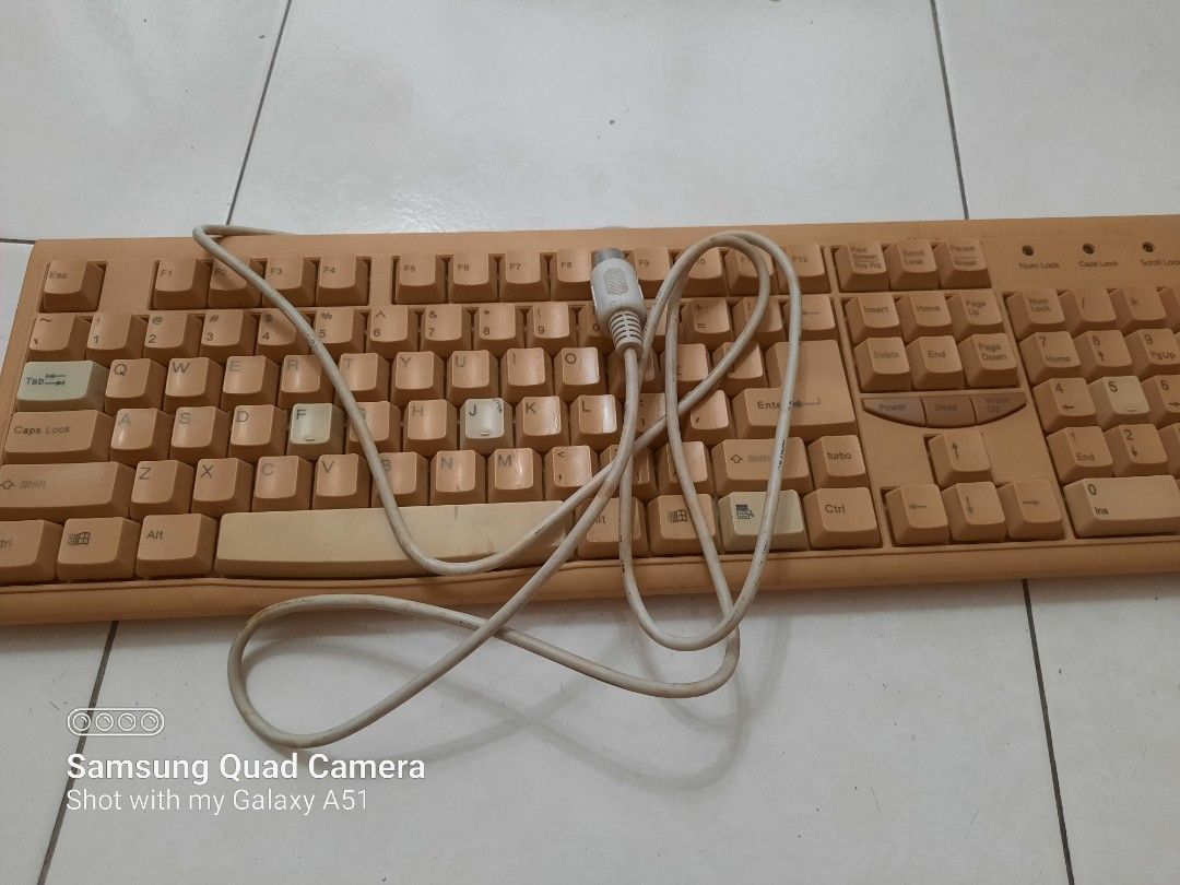 Din5 male desktop keyboard, Computers & Tech, Parts & Accessories ...