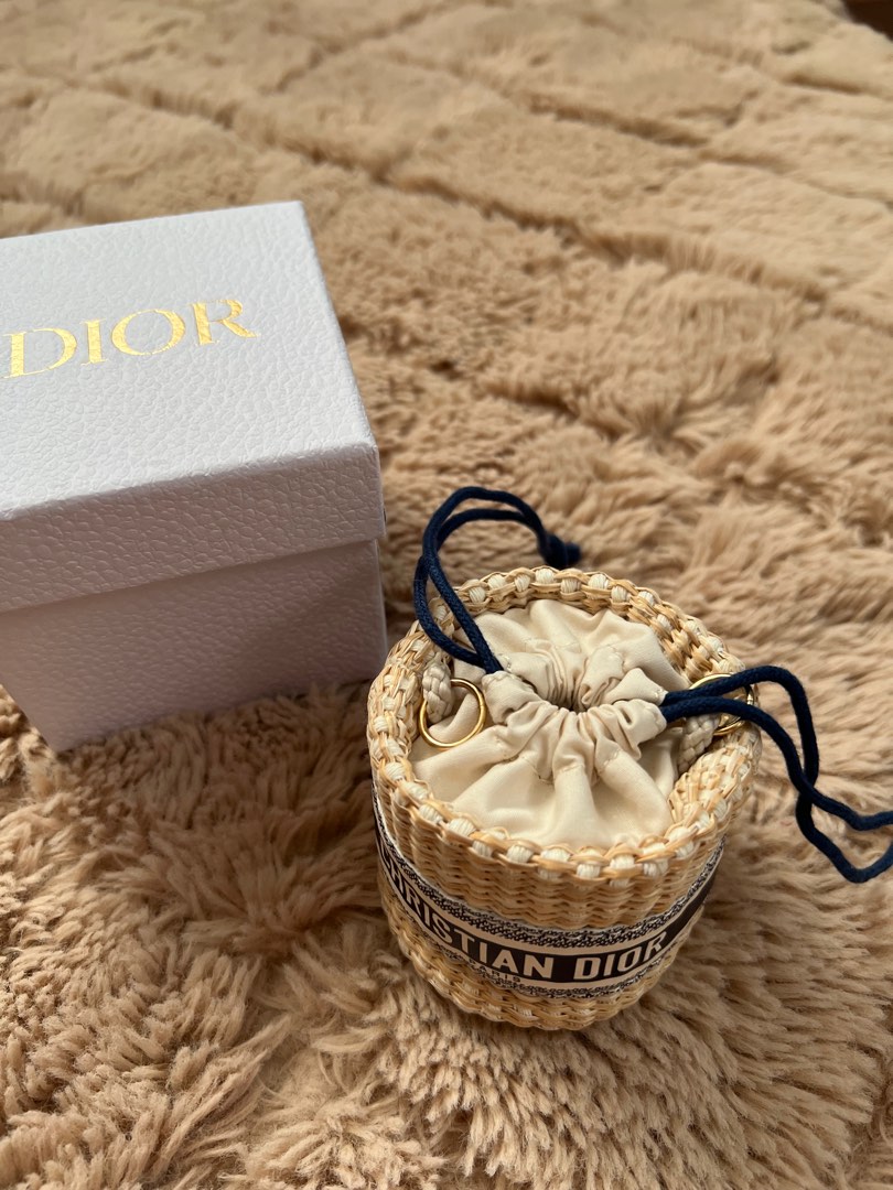 DIOR RATTAN BUCKET BAG, Women's Fashion, Bags & Wallets, Purses ...