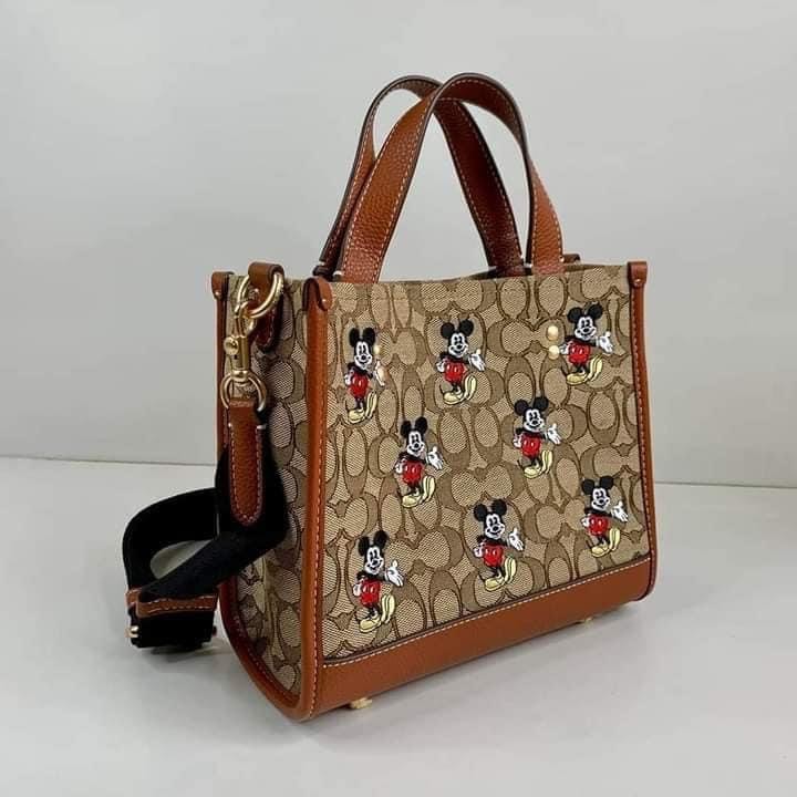 Disney X Coach Dempsey Carryall In Signature Jacquard With Mickey Mouse ...
