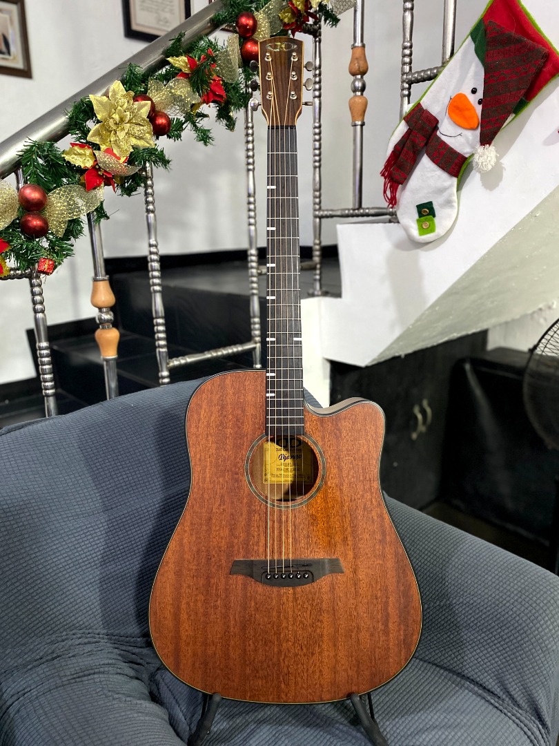 DND Django All Mahogany Guitar, Hobbies & Toys, Music & Media, Musical ...