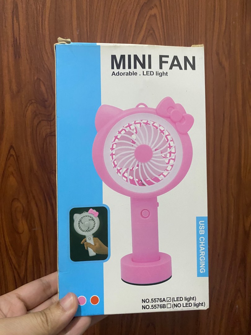 Doraemon mini fan, Furniture & Home Living, Lighting & Fans, Fans on ...