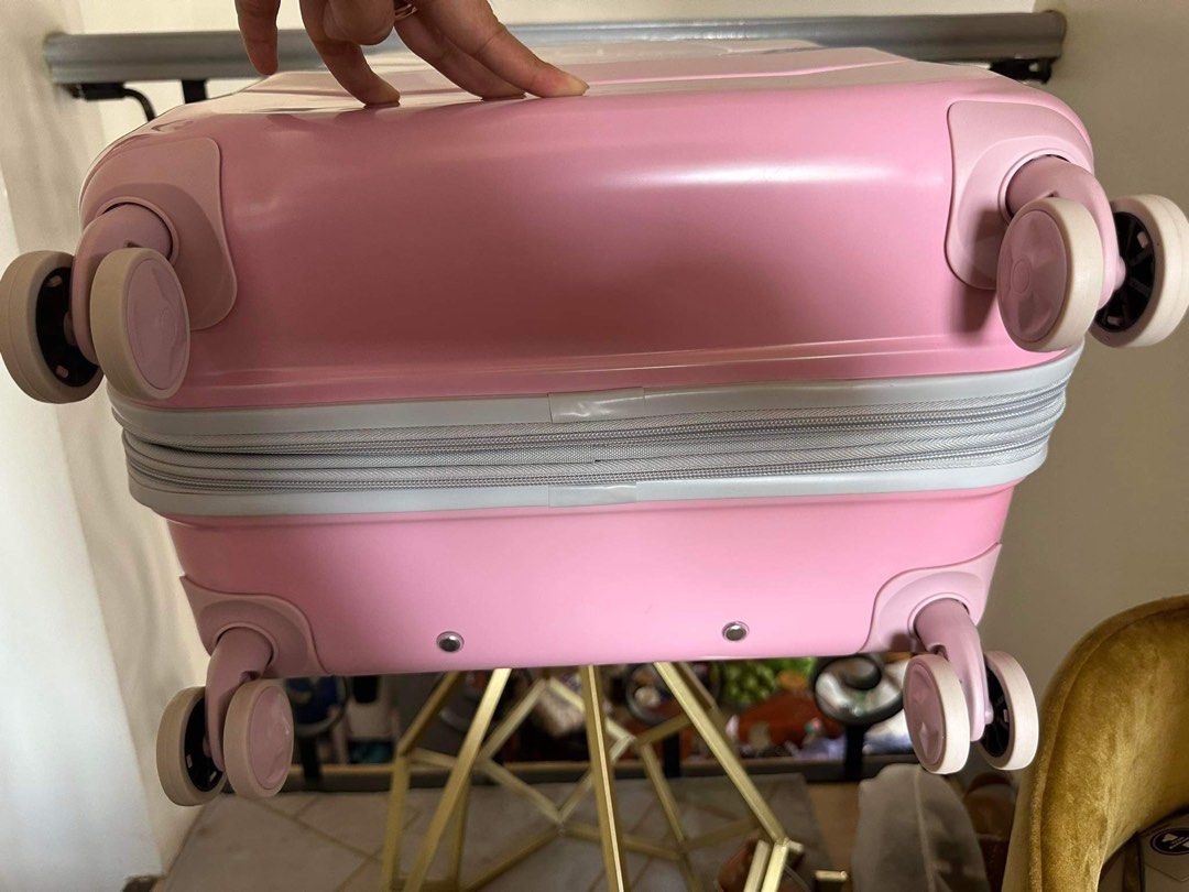 Duchini brand light pink luggage, Hobbies & Toys, Travel, Luggage on ...