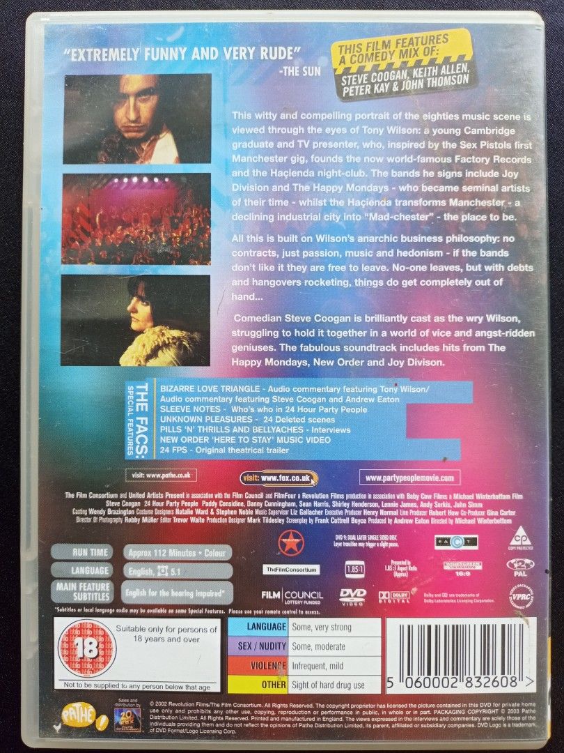 DVD 24 Hour Party People, Hobbies & Toys, Music & Media, CDs & DVDs on ...
