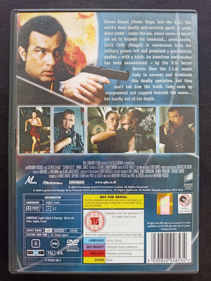 DVD Submerged, Hobbies & Toys, Music & Media, CDs & DVDs on Carousell