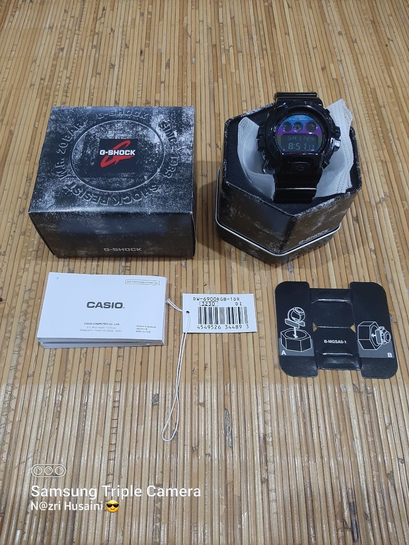 Dw6900 Rgb Complete Used Like Very New, Men's Fashion, Watches ...