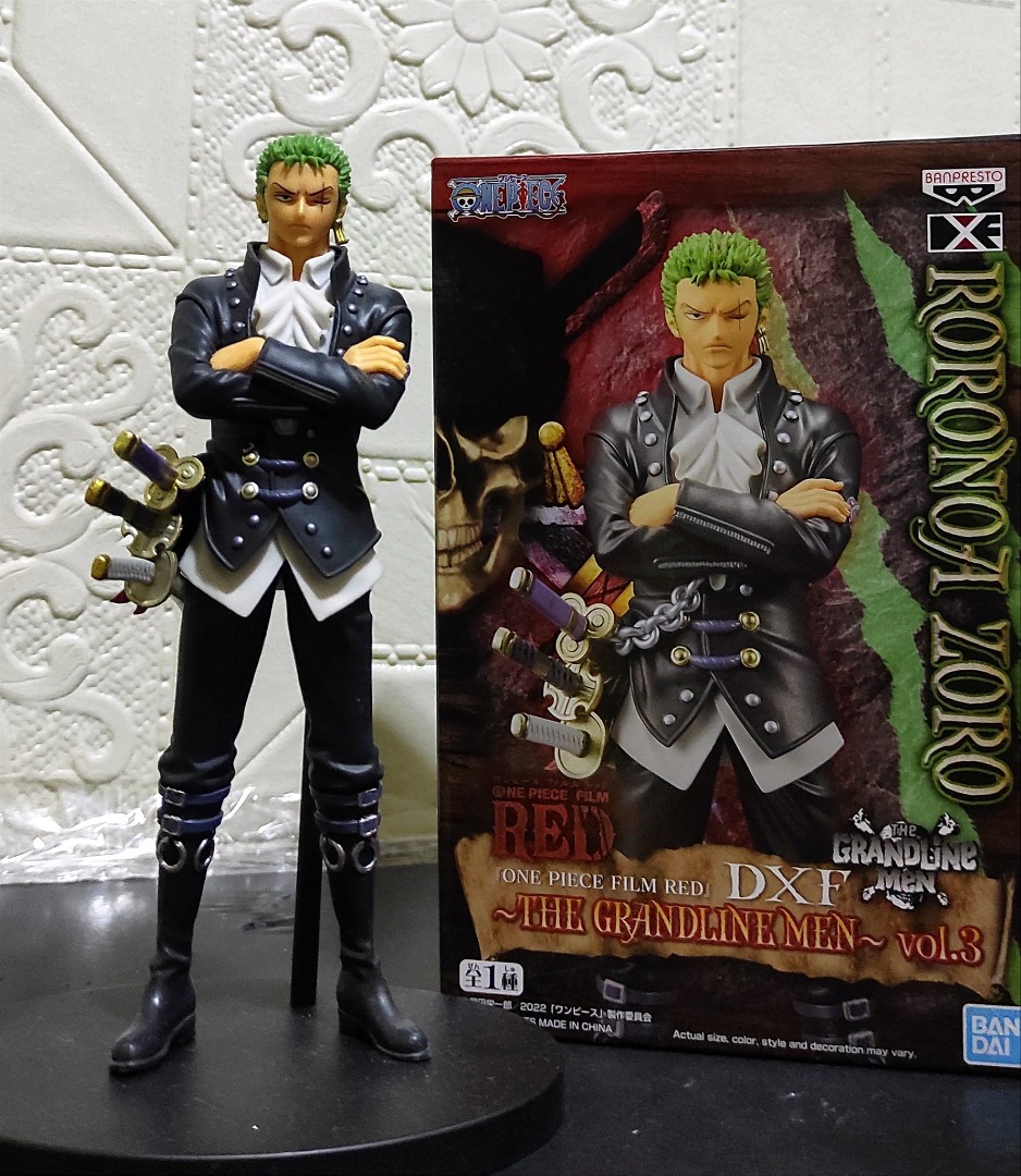 DXF RED FILM ZORO ONEPIECE, Hobbies & Toys, Toys & Games on Carousell