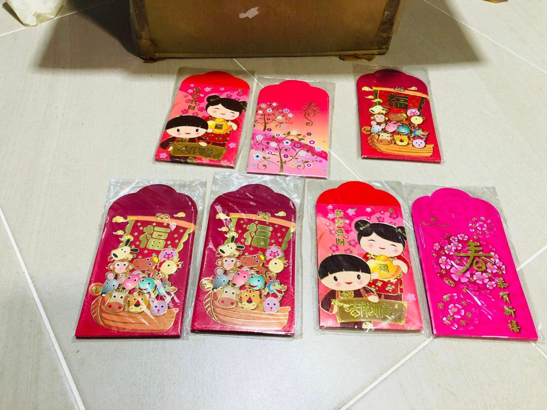 Each Packet Cute Red Packets CNY, Hobbies & Toys, Stationery & Craft ...