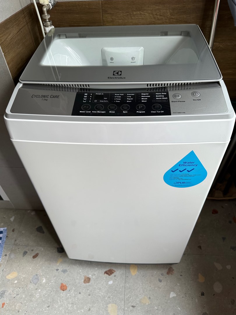 Electrolux top load washing machine, TV & Home Appliances, Washing ...