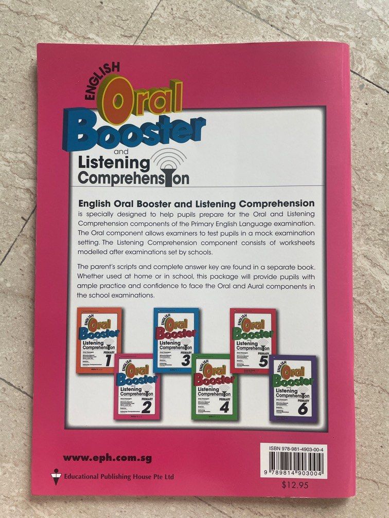 English Oral Booster and Listening Comprehension Primary 2, Hobbies ...