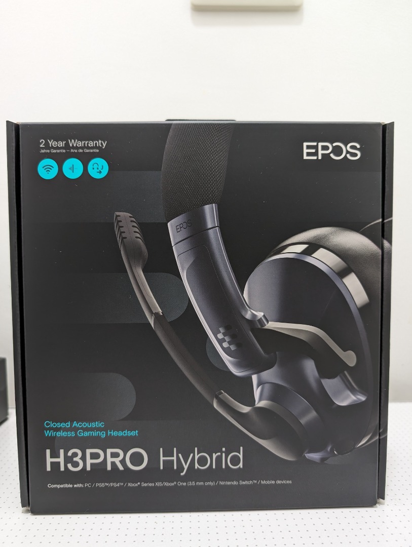 EPOS H3PRO Hybrid Wireless Closed Acoustic Gaming Headset, Audio, Headphones & Headsets on Carousell