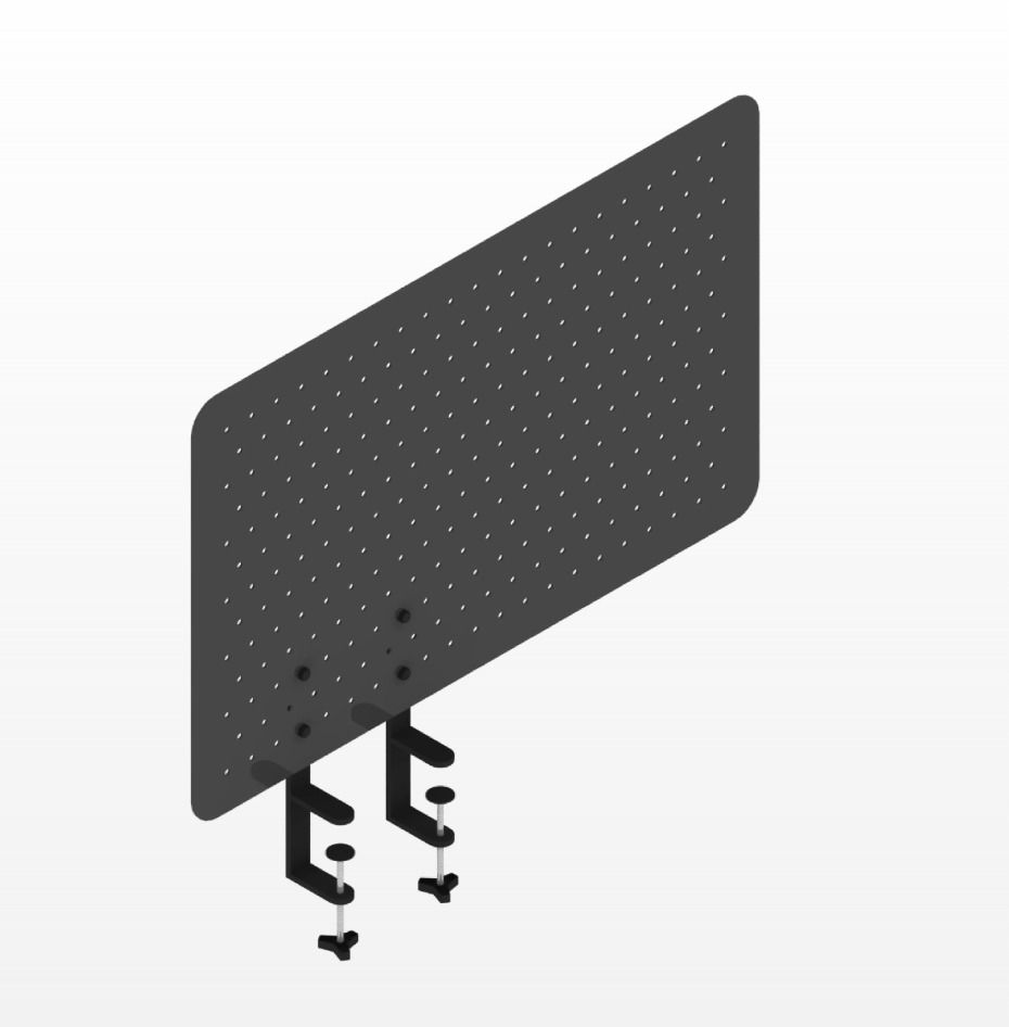 Everdesk - Pegboard panel, Furniture & Home Living, Furniture, Tables ...