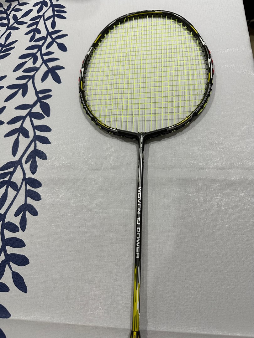 Felet woven tj power v2 3ug6 badminton racket, Sports Equipment, Sports ...