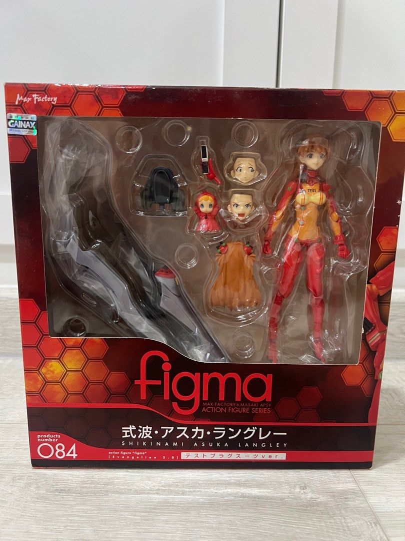 Figma 084 Shikinami Asuka Langley Evangelion EVA Max Factory Gainax 84 ...