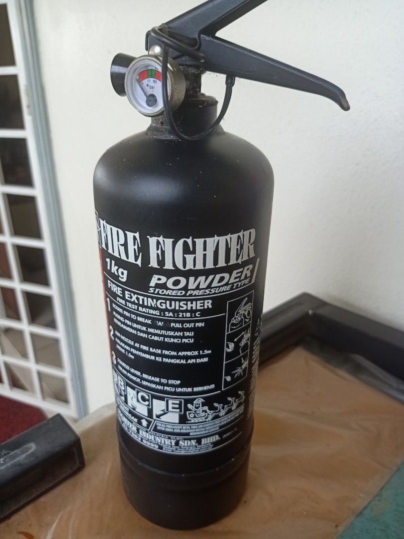 Fire Fighter 1KG ABC Dry Powder Fire Extinguisher, Auto Accessories on ...