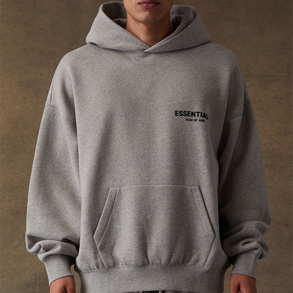 FOG Essentials Hoodie - Dark Grey, Men's Fashion, Tops & Sets, Hoodies ...