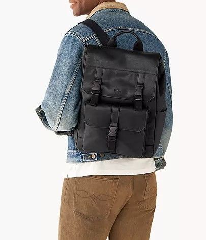 Fossil Leather Backpack, Men's Fashion, Bags, Backpacks on Carousell