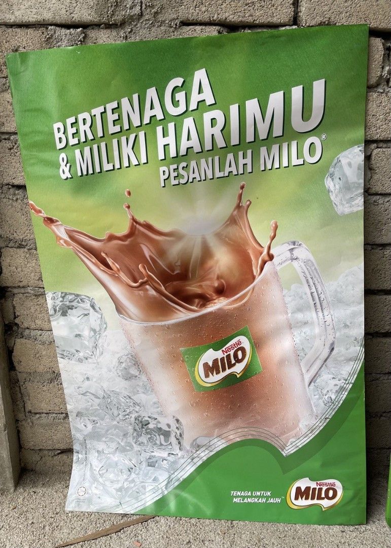 Frame Nestle MILO, Hobbies & Toys, Collectibles & Memorabilia, Vintage ...