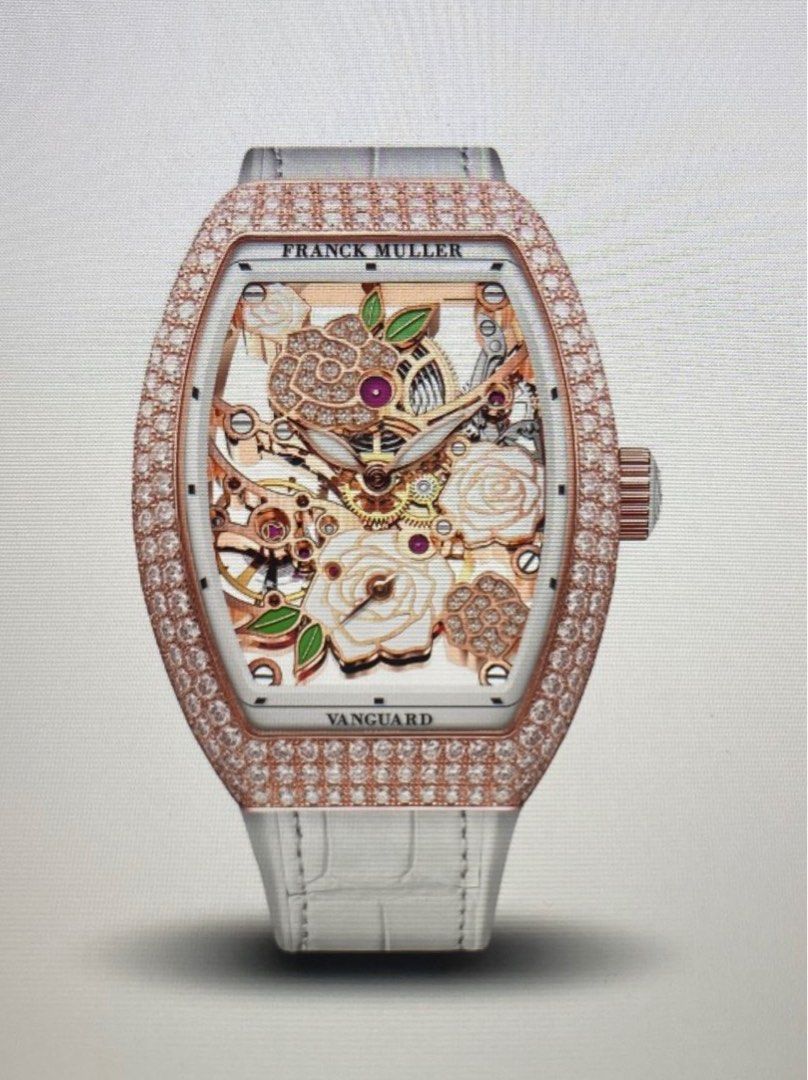 Franck Muller Rose Vanguard 35mm, Luxury, Watches on Carousell